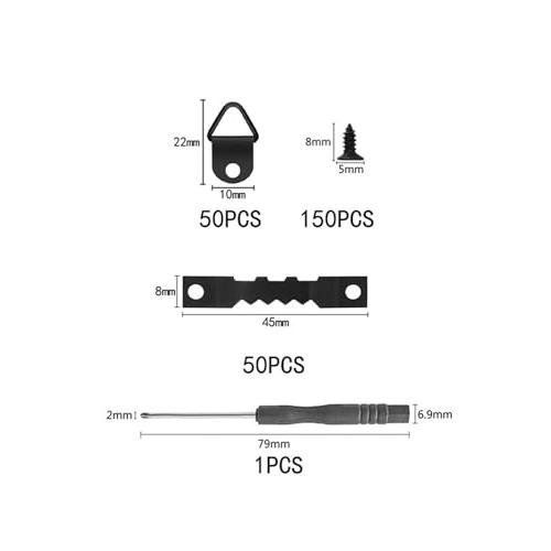 LIKENNY 壁掛けフック 額縁吊り金具 額縁フック 三角吊カン 吊り下げ金具 三角吊金具 多機能 高耐荷重 落下防止 鋸歯吊り ティースハンガー 絵画 : ガンダカラー - 通販 ...