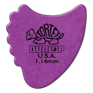 10枚セット ジムダンロップ ギターピック トーテックス フィンズ Jim Dunlop Tortex Fins 414R1.14mm ...