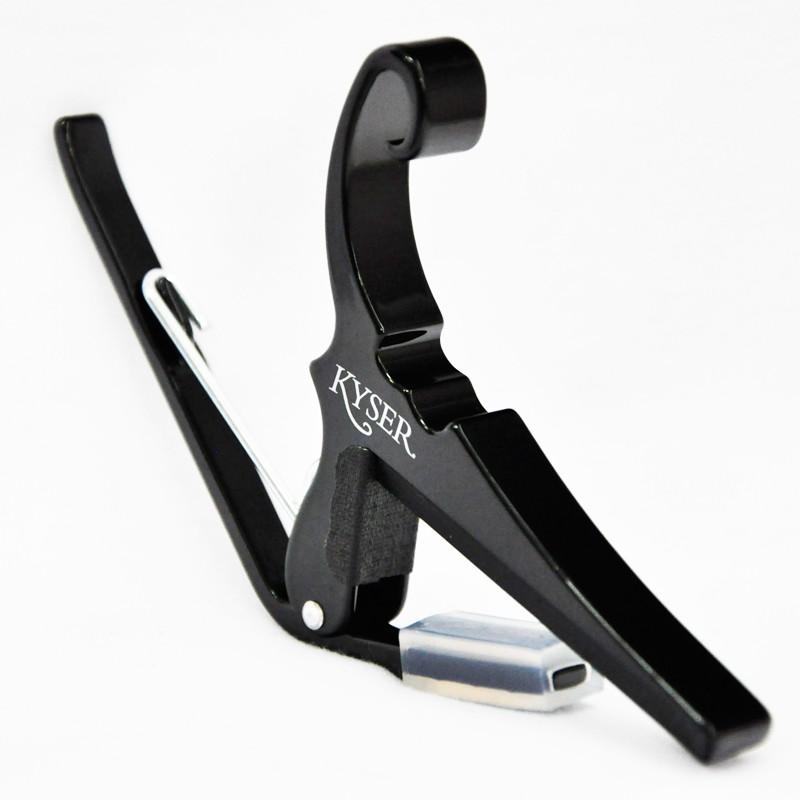 Kyser(カイザー) クラシックギター用 クイックチェンジ・カポタスト KGCB(Black/ブラック) : G&G MUSIC ...