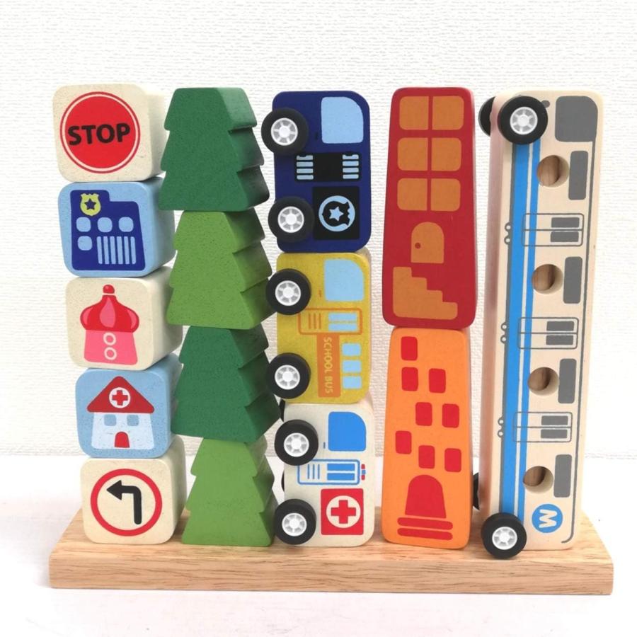 エデュテ ラッピング対応 Edute I'm TOY IM-27390 アイムトイ 対象年齢：1歳〜 ソート&カウントシティ 木のおもちゃ ...