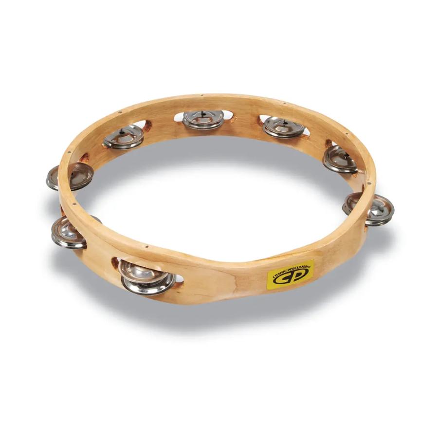 LP エルピー タンバリン CP389 CP Wood Tambourines Tambourine Headless 10inch Single Row Jingles : G&G ...