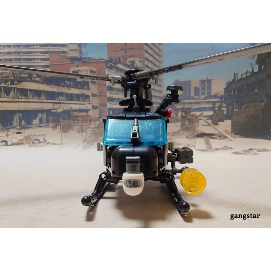 レゴ LEGO ブロック 互換 ヘリコプター 特殊警察 SWAT AS350 エキュレイユ 特殊警察仕様 ブロック模型 国内より発送 ...