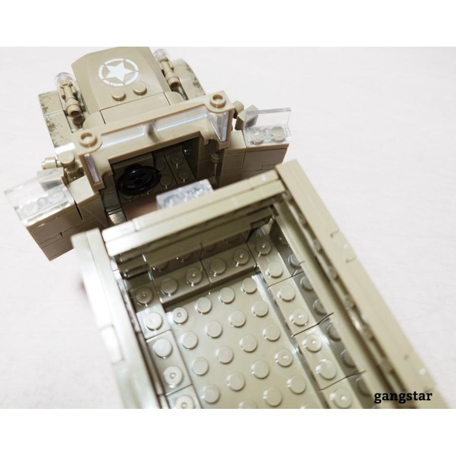レゴ LEGO ブロック 互換 車 装甲車 アメリカ軍 自衛隊等 CCKW 軍用トラック ミリタリーブロック模型 ミリタリーブロック模型 国内 ...