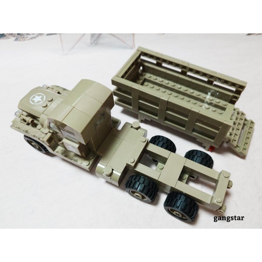 レゴ LEGO ブロック 互換 車 装甲車 アメリカ軍 自衛隊等 CCKW 軍用トラック ミリタリーブロック模型 ミリタリーブロック模型 国内 ...