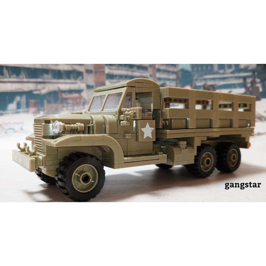 レゴ LEGO ブロック 互換 車 装甲車 アメリカ軍 自衛隊等 CCKW 軍用トラック ミリタリーブロック模型 ミリタリーブロック模型 国内 ...