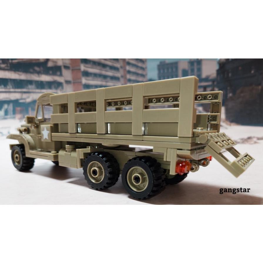 レゴ LEGO ブロック 互換 車 装甲車 アメリカ軍 自衛隊等 CCKW 軍用トラック ミリタリーブロック模型 ミリタリーブロック模型 国内 ...