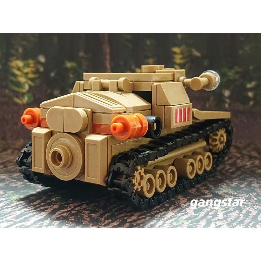 レゴ LEGO ブロック 互換 車 軍用車両 戦車 イタリア CV33 カルロ・ヴェローチェ 豆戦車 ミリタリーブロック模型 国内より発送 ...
