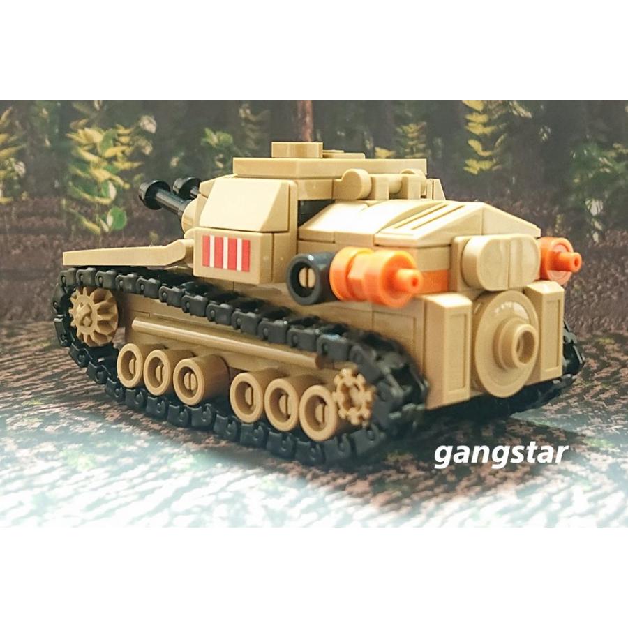 レゴ LEGO ブロック 互換 車 軍用車両 戦車 イタリア CV33 カルロ・ヴェローチェ 豆戦車 ミリタリーブロック模型 国内より発送 ...