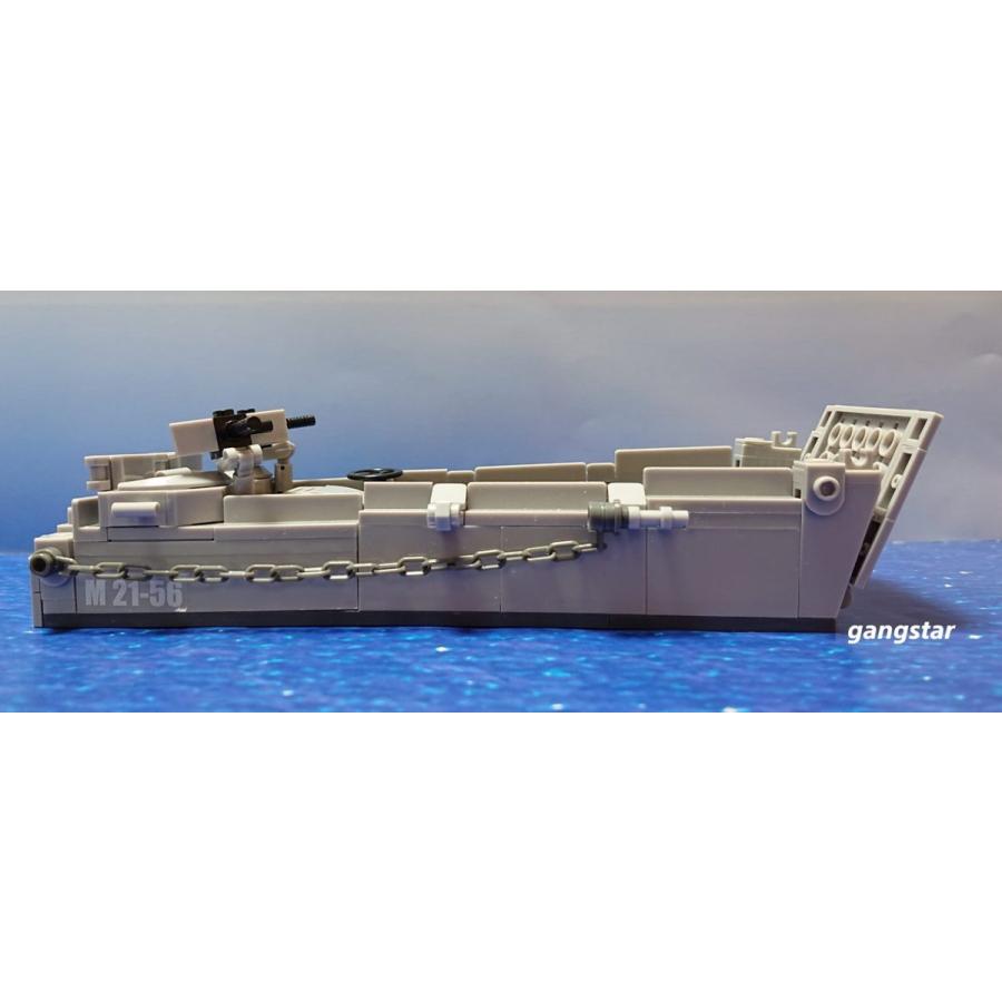 レゴ LEGO ブロック 互換 船 LCVP 上陸用舟艇 ヒギンズ・ボート ミリタリーブロック模型 国内発送 : ガン ...