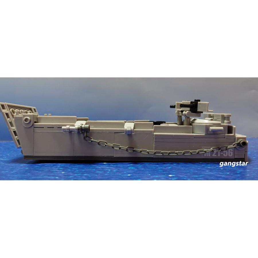 レゴ LEGO ブロック 互換 船 LCVP 上陸用舟艇 ヒギンズ・ボート ミリタリーブロック模型 国内発送 : ガン ...