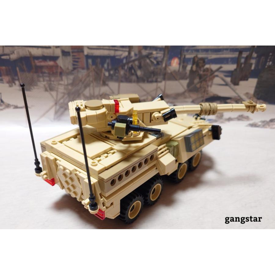レゴ LEGO ブロック 互換 車 装甲車 アメリカ M1128 ストライカーMGS自走砲 ミリタリーブロック模型 国内より発送 : ガン ...
