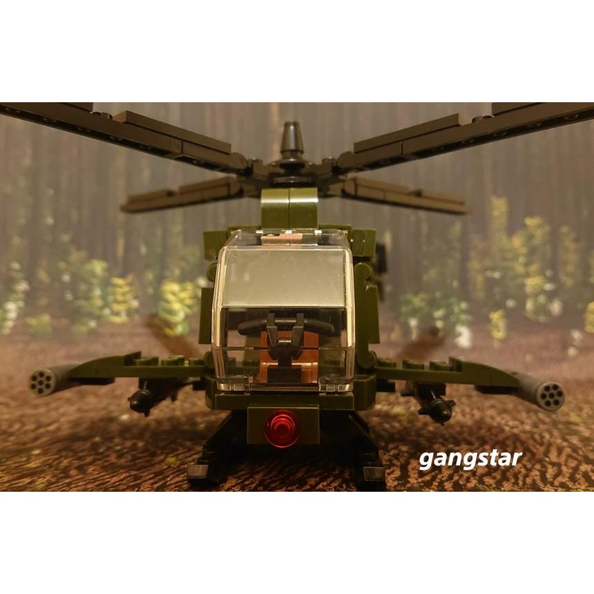 レゴ LEGO ブロック 互換 アメリカ ヘリコプター MH-6 リトルバード 軽汎用・攻撃強襲用ヘリコプター ミリタリーブロック模型 国内 ...