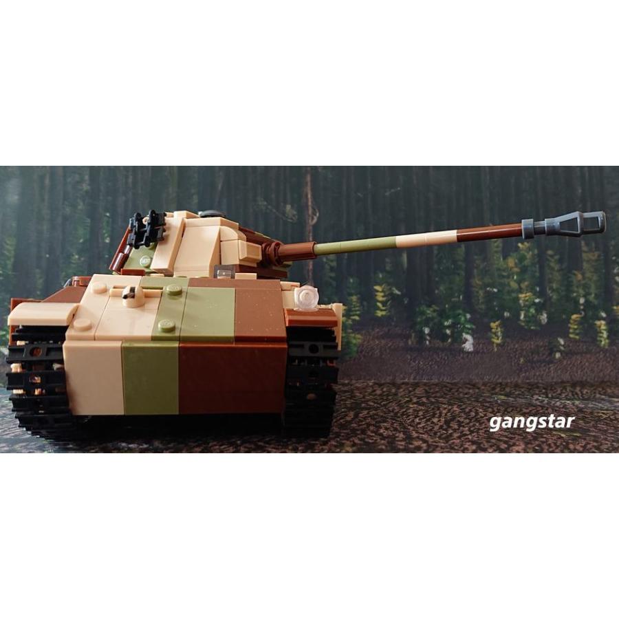 レゴ LEGO ブロック 互換 車 戦車 ドイツ V号戦車パンター中戦車/ヤークトパンター駆逐戦車 選択式作成 ミリタリーブロック模型 国内 ...
