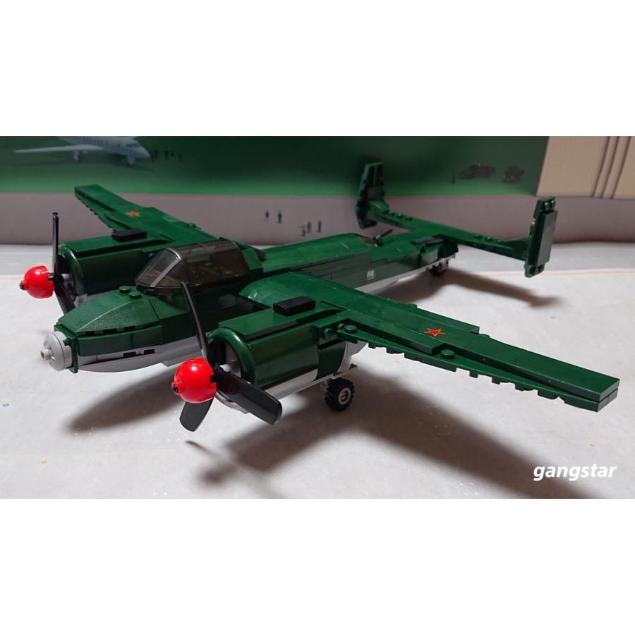 レゴ LEGO ブロック 互換 飛行機 戦闘機 爆撃機 ソビエト Tu-2 バット (急降下)爆撃機 ミリタリーブロック模型 国内より発送 ...