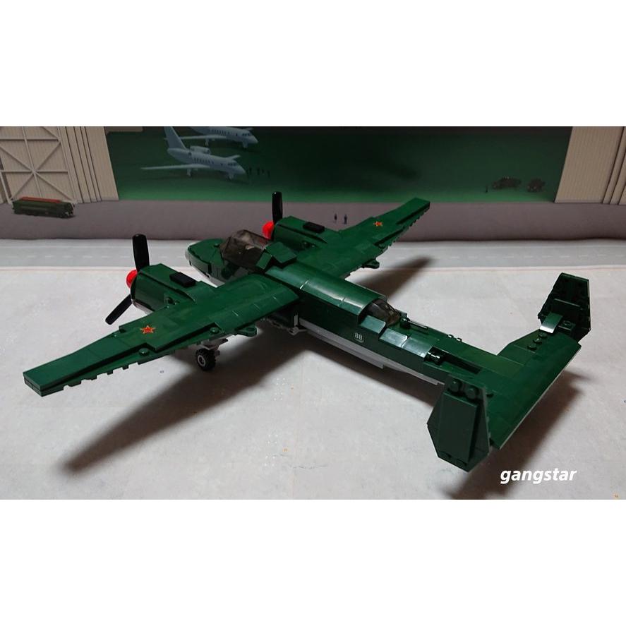 レゴ LEGO ブロック 互換 飛行機 戦闘機 爆撃機 ソビエト Tu-2 バット (急降下)爆撃機 ミリタリーブロック模型 国内より発送 ...