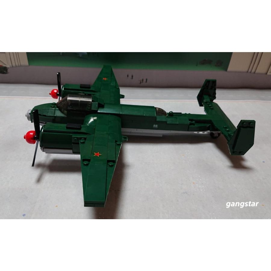 レゴ LEGO ブロック 互換 飛行機 戦闘機 爆撃機 ソビエト Tu-2 バット (急降下)爆撃機 ミリタリーブロック模型 国内より発送 ...