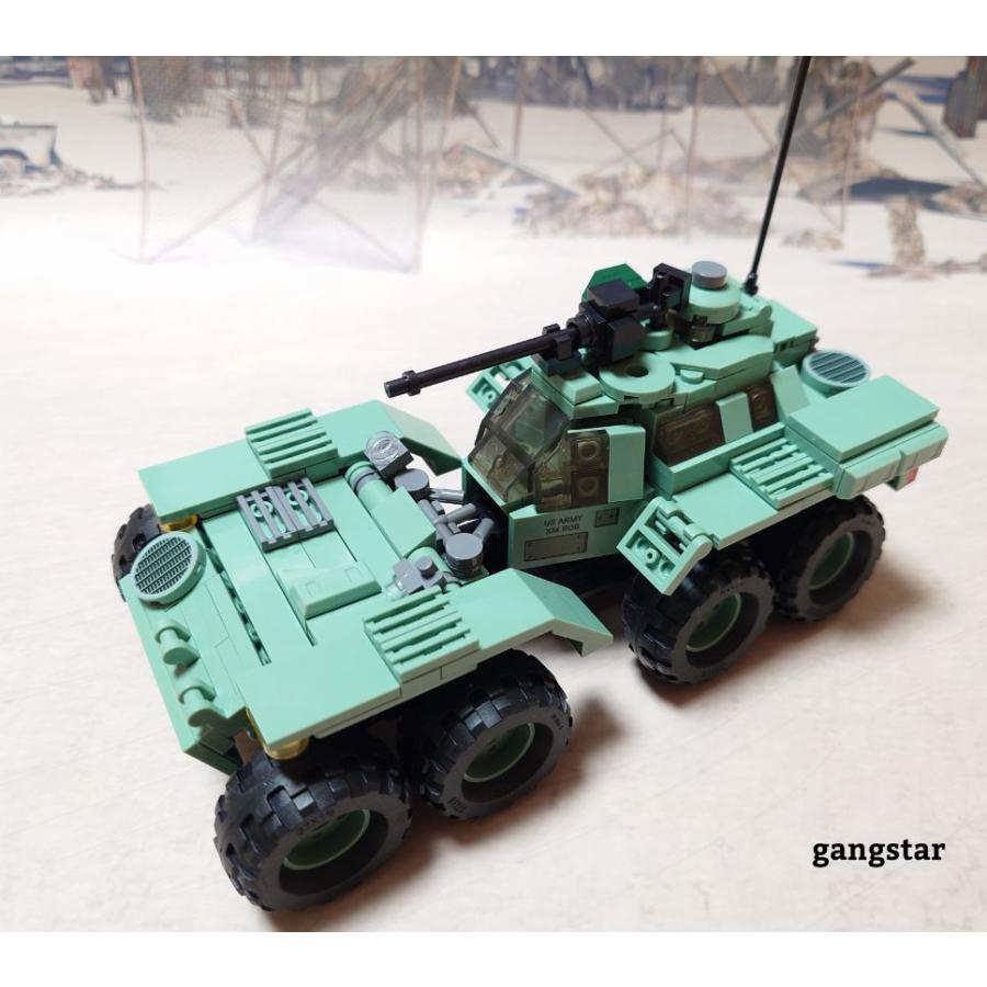 レゴ LEGO ブロック 互換 車 装甲車 アメリカ XM808 ツイスター 試作装甲車 ミリタリーブロック模型 国内より発送 : ガン ...