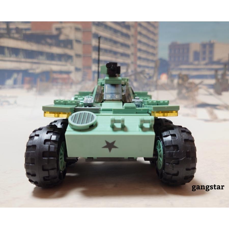 レゴ LEGO ブロック 互換 車 装甲車 アメリカ XM808 ツイスター 試作装甲車 ミリタリーブロック模型 国内より発送 : ガン ...