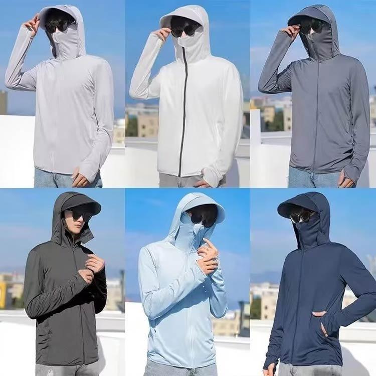 ひんやり 夏用 UVカット 冷感 日焼け止め服 2type×6size UVパーカー ラッシュガード 涼しい 軽量 メンズ 紫外線対策 : 元祖高橋屋 - 通販 - Yahoo!ショッピング
