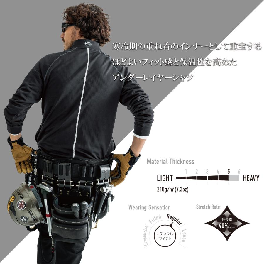 BURTLE バートル 2025年 秋冬 防寒インナー ハーフジップシャツ 4113 ブロックフリース 吸水速乾 ストレッチ 制電 消臭テープ ユニセックス : オキセン・ネットGAO(ガオ ...