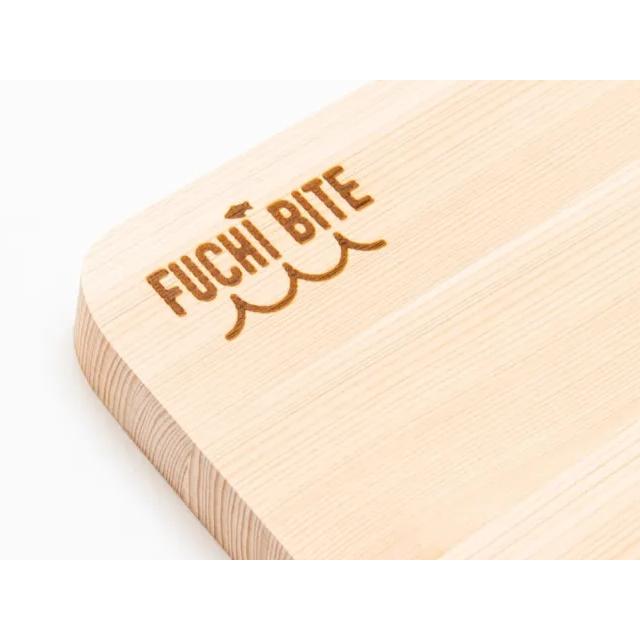 LOGOS フチバイト(FUCHI BITE) スケール付き大型まな板 ヒノキ まな板 カッティングボード 木製 メジャー付き 調理機器 調理 ...