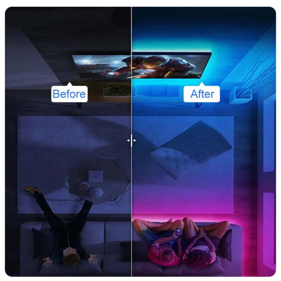 LEDテープライトRGB ledテープライト 2m 3m 4m 5m 10m 15m 20m 選択可 屋内用 鮮やか 44キーリモコン 調光調色カラーDIY 超高輝度間接照明 両面テープ ...