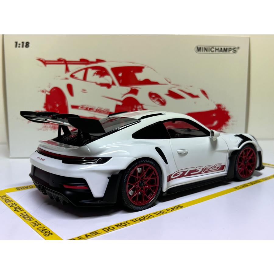 ミニチャンプス minichmaps 1/18 Porsche 911 (992) GT3 RS 2023 ホワイト ポルシェ ...