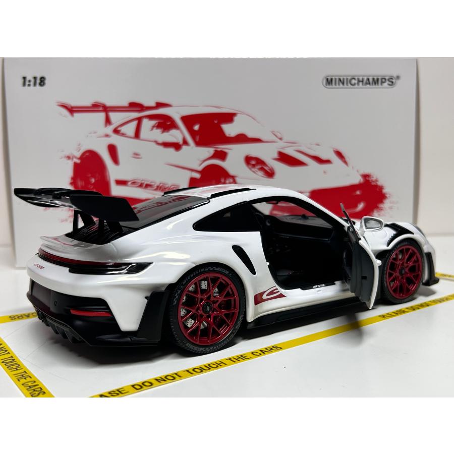 ミニチャンプス minichmaps 1/18 Porsche 911 (992) GT3 RS 2023 ホワイト ポルシェ ...