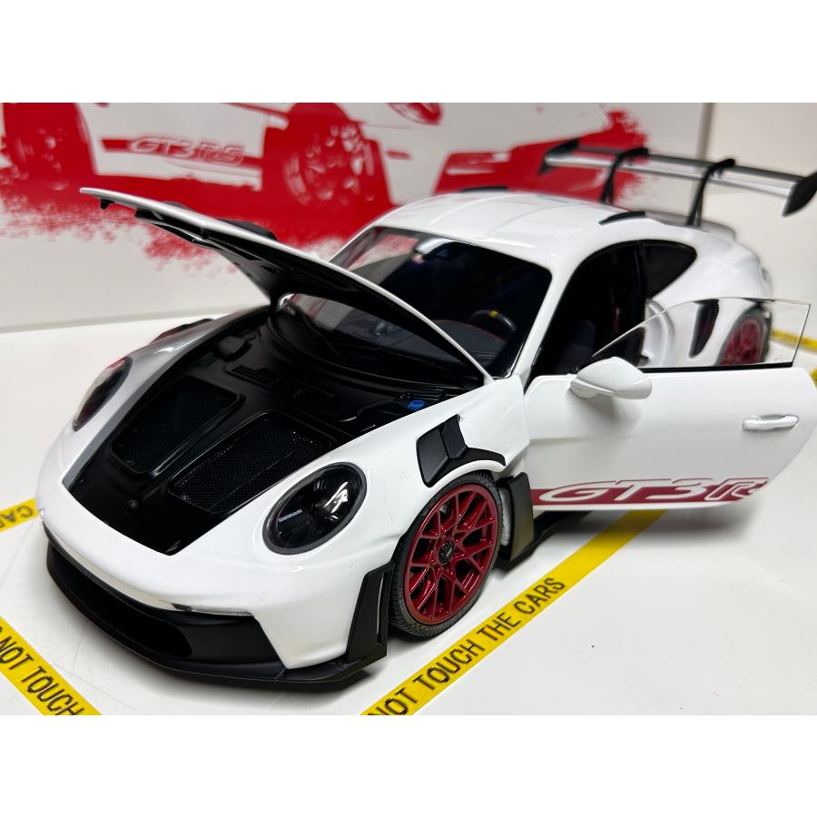 ミニチャンプス minichmaps 1/18 Porsche 911 (992) GT3 RS 2023 ホワイト ポルシェ ...