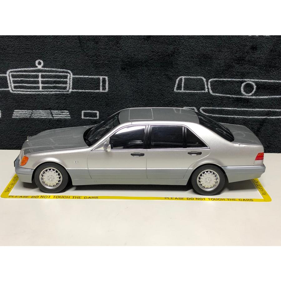 セール！ iScale 1/18 Mercedes Benz S500 (W140) year 1994-98 brilliant silver / Gray メルセデス ベンツ ...