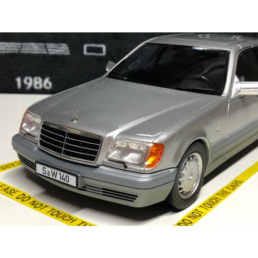 セール！ iScale 1/18 Mercedes Benz S500 (W140) year 1994-98 brilliant silver / Gray メルセデス ベンツ ...