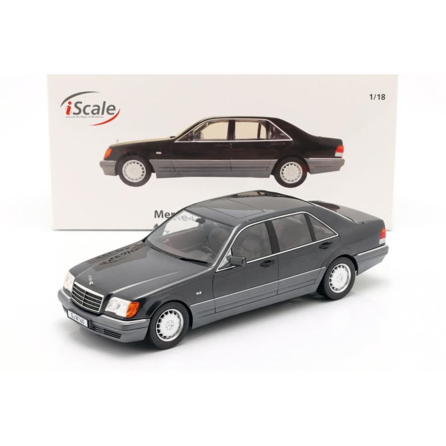 iScale 1/18 Mercedes Benz S500 (W140) year 1994-98 dark gray metallic / grey メルセデス ベンツ : Garage ...