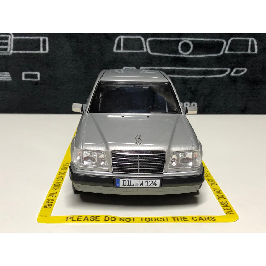 アイスケール iScale 1/18 Mercedes Benz E class (W124) year 1989 astral silver ...