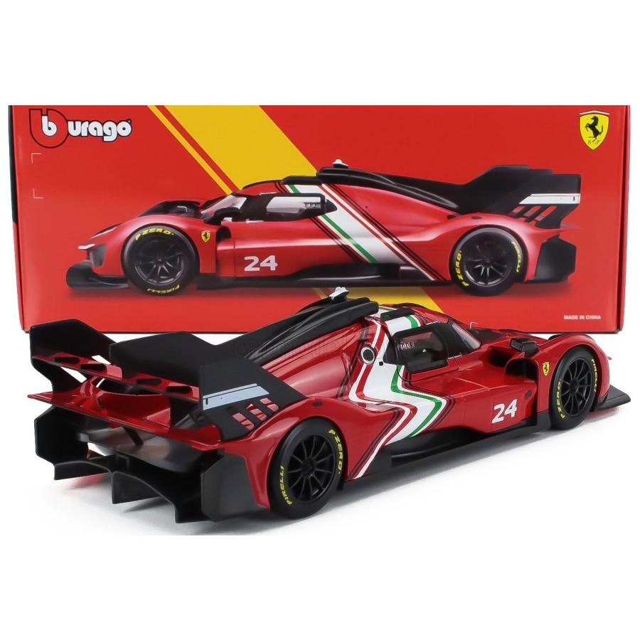 Bburago ＜予約品＞ Burago 1/18 Ferrari 499P 3.0L TURBO V6 #24 MODIFICATA 2024 フェラーリ ブラーゴ ミニカー ...
