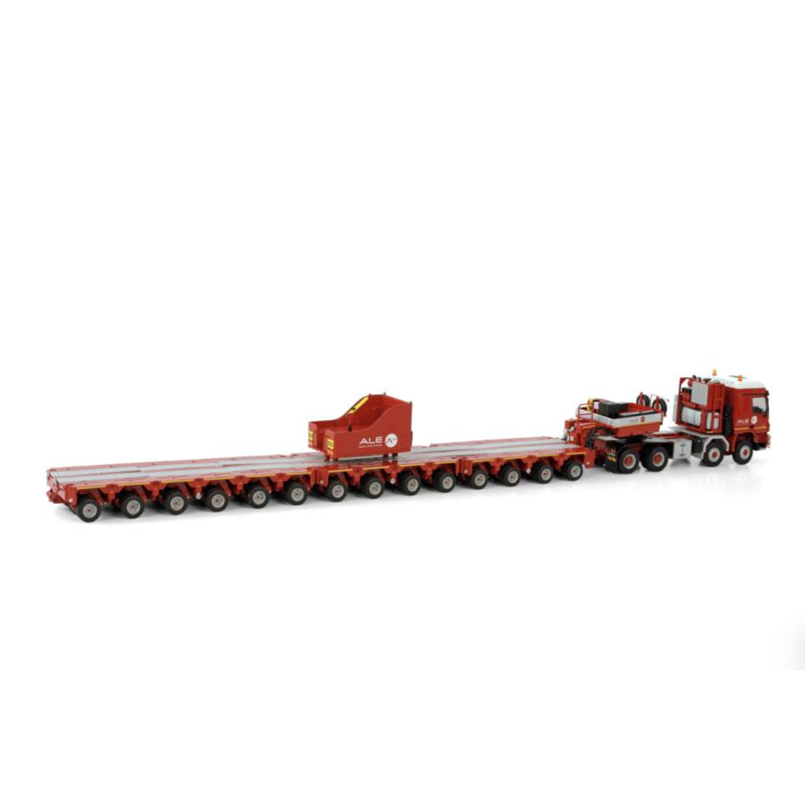 WSI 1/50 Mercedes Benz Actros MP3 LH 8x8 Scheuerle Intercombi 6+6+4 ...