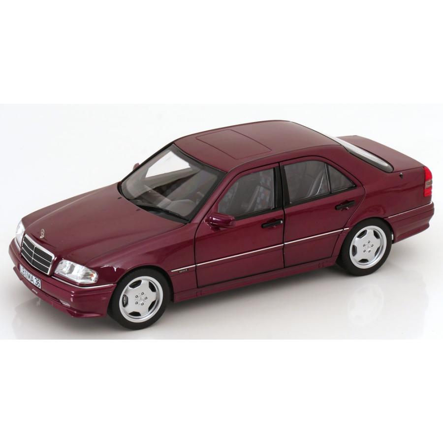norev 1/18 Mercedes Benz C36 AMG (W202) 1993-1997 Almandine red メルセデス ベンツ ノレブ ディーラー限定品 : Garage ...