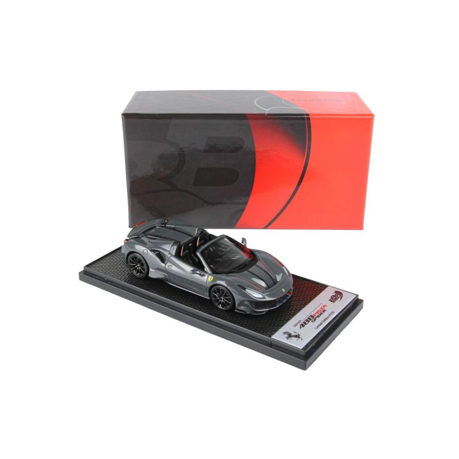 B.B.R BBR 1/43 Ferrari 488 Pista Spider Blue Elder BBRC218ST フェラーリ ミニカー ...