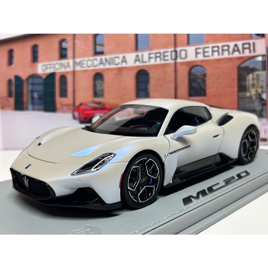B.B.R BBR 1/18 Maserati MC20 Bianco Audace ルーフ同色 マセラティ HE180051ADIE ミニカー : Garage FORZA - 通販 ...