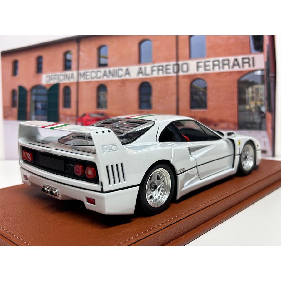 BBR 京商 1/18 Ferrari F40 メタリックホワイト トリコロールライン フェラーリ ダイキャスト製 : ks004 : Garage FORZA - 通販 - Yahoo!ショッピング