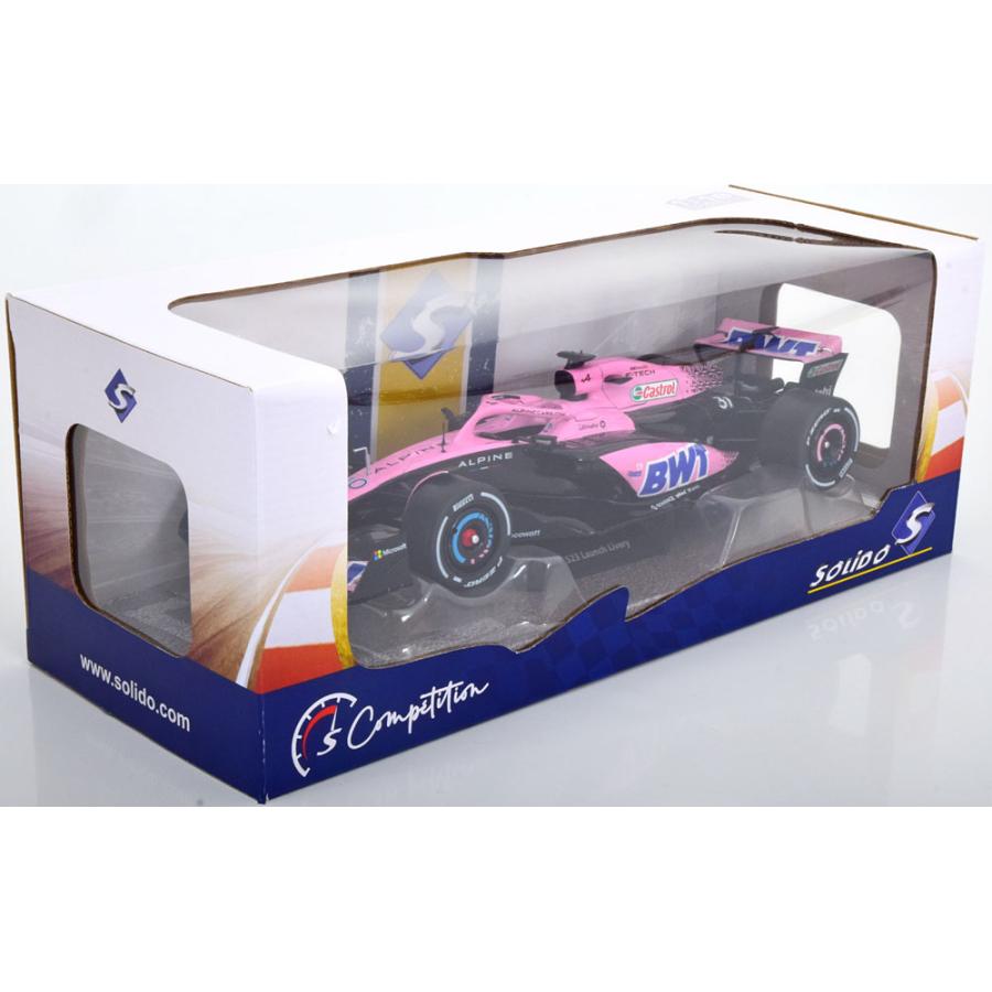 SOLIDO solido 1/18 Renault Alpine A523 Launch Livery 2023 pink ルノー ...