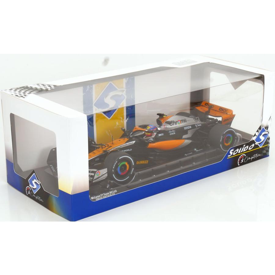SOLIDO solido 1/18 McLaren MCL60 GP Great Britain 2023 Piastri マクラーレン ...