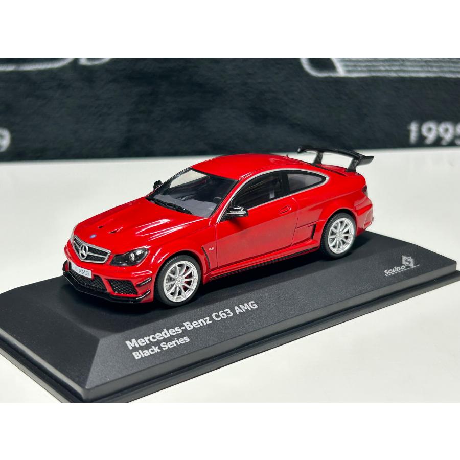 SOLIDO solido 1/43 Mercedes Benz AMG C63 Coupe Black Series 2012 red ...