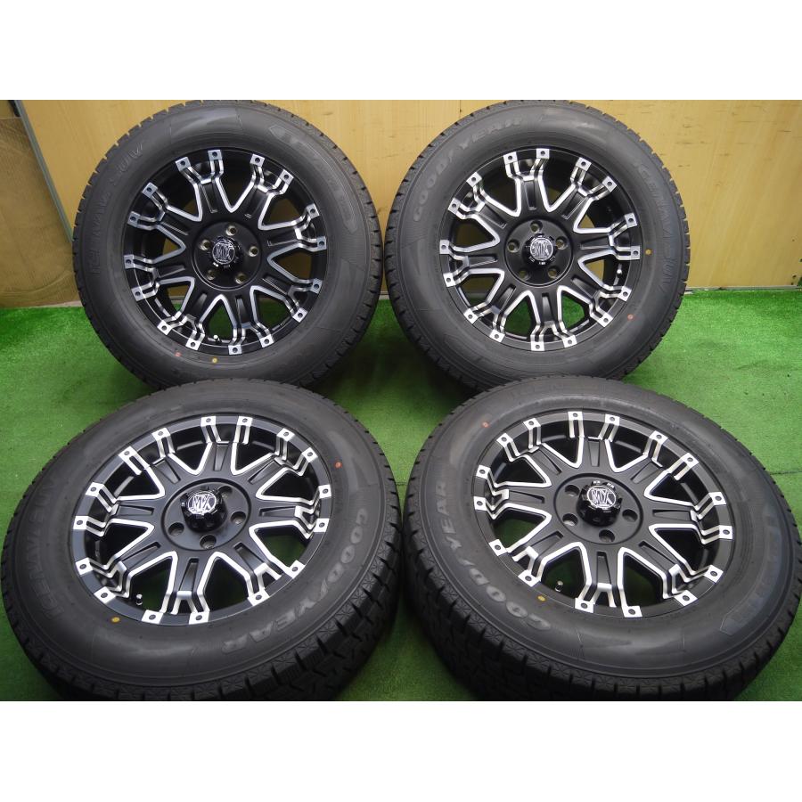 [送料無料]バリ溝！19年！9.5分★ジープ 等 ROCK KELLY MX 632 265/60R18 スタッドレス グッドイヤー アイス ...