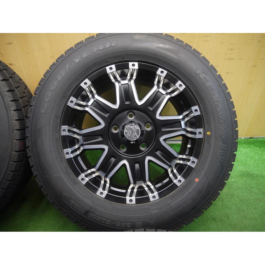 [送料無料]バリ溝！19年！9.5分★ジープ 等 ROCK KELLY MX 632 265/60R18 スタッドレス グッドイヤー アイス ...