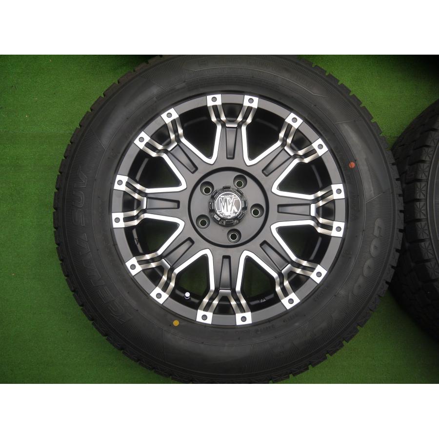 [送料無料]バリ溝！19年！9.5分★ジープ 等 ROCK KELLY MX 632 265/60R18 スタッドレス グッドイヤー アイス ...