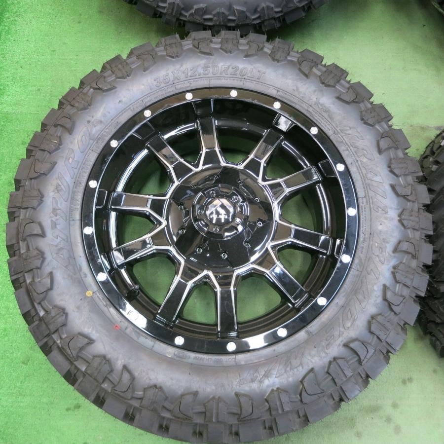 未使用！23年★ハマー 等 FUEL Offroad D627 Vandal 35×12.50R20 120Q 10PR ATTURO TRAIL BLADE M/T フューエル オフロード ...