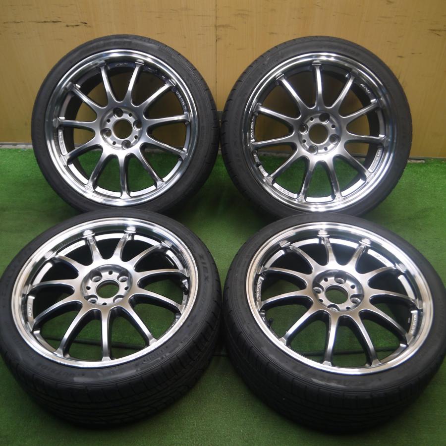 [送料無料]バリ溝！9.5分★WORK EMOTION EMT-11R 205/40R17 ファルケン ZIEX ZE912 17インチ ...