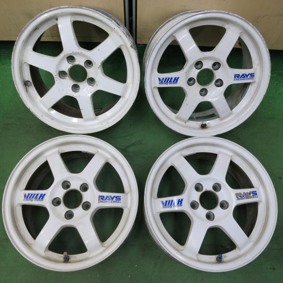 [送料無料] 4本価格★RAYS VOLK RACING VR TE37 TE37C レイズ ボルクレーシング ホイール 15インチ 15×7.5JJ PCD100/5H★5021003SYホ ...