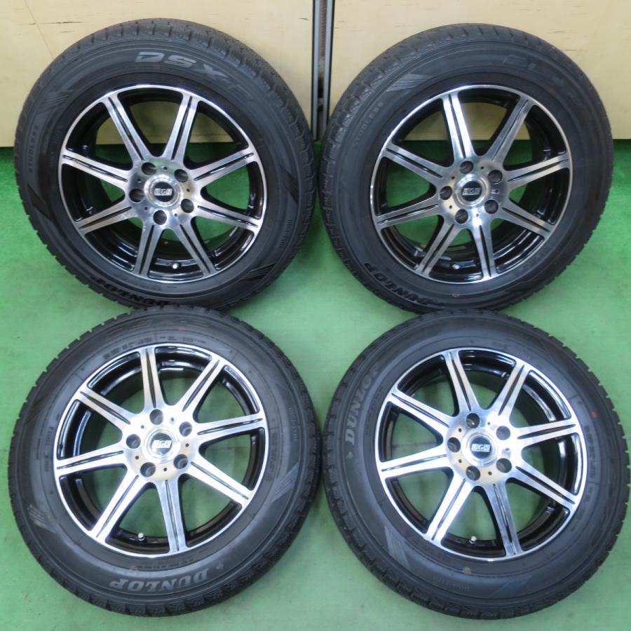 [送料無料] バリ溝！9.5分★スタッドレス 205/60R16 ダンロップ DSX-2 AGR aggression 16インチ PCD114.3/5H★5032407イス : ガレージ ...