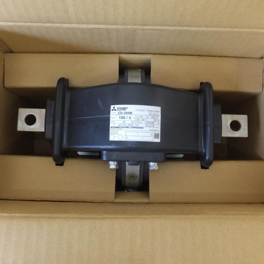[送料無料] 未使用★三菱電機 MITSUBISHI 計器用変成器 変流器 電力管理用計器 CD-25NB RATIO 100/5A ...